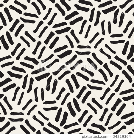 Seamless freehand pattern. Vector abstract rough - Stock Illustration ...