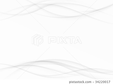 Grey smooth swoosh lines contemporary background - Stock Illustration ...