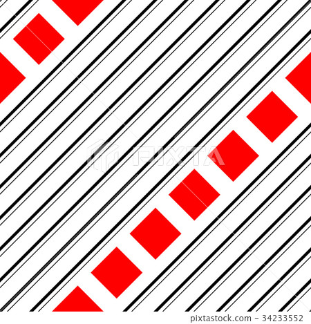 Seamless Diagonal Stripe and Square Pattern - Stock Illustration ...