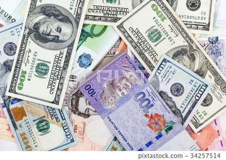 Multi currency note indicating world economy - Stock Photo [34257514 ...