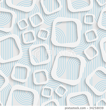 Seamless Square Pattern. Wrapping Background - Stock Illustration ...