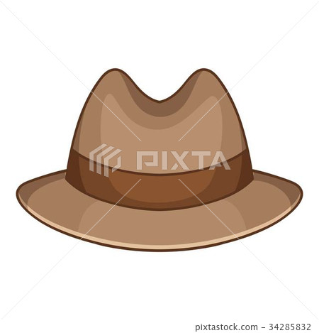 Trilby icon, cartoon style - Stock Illustration [34285832] - PIXTA
