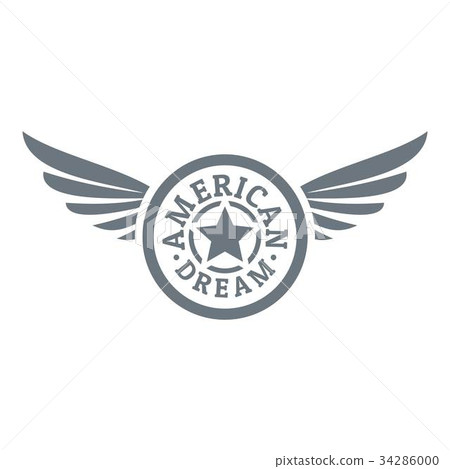 American dream logo, simple style - Stock Illustration [34286000] - PIXTA
