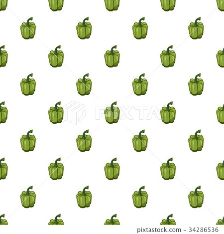 Green pepper pattern - Stock Illustration [34286536] - PIXTA