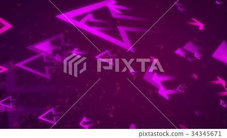 Abstract and aggressive arrows aimed left - Stock Illustration ...