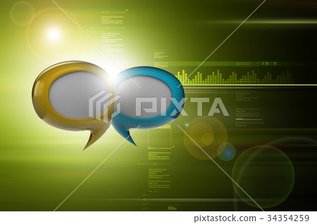 Communication bubbles - Stock Illustration [34354259] - PIXTA