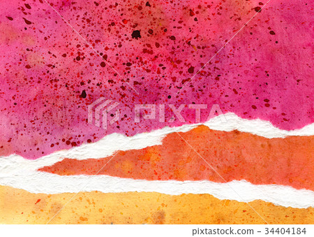 Paper red, yellow and orange watercolor background - Stock Illustration ...