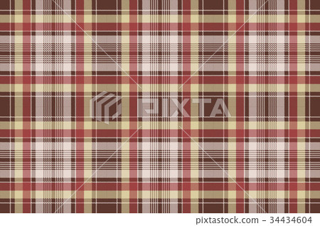 Red pixel fabric texture plaid seamless pattern - Stock Illustration ...