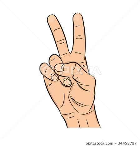 Realistic hand - Stock Illustration [34458787] - PIXTA