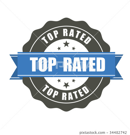 Top Rated badge - award sticker - Stock Illustration [34482742] - PIXTA