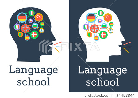 icon of the language school flags - Stock Illustration [34498844] - PIXTA
