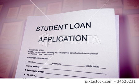 Abstract student application illustration - Stock Illustration ...