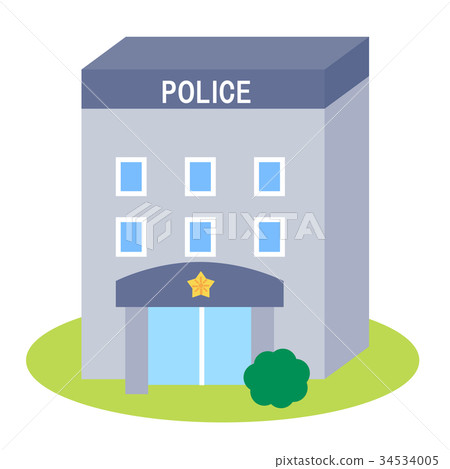 Police box - Stock Illustration [34534005] - PIXTA