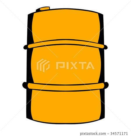 Metal barrel icon cartoon - Stock Illustration [34571171] - PIXTA