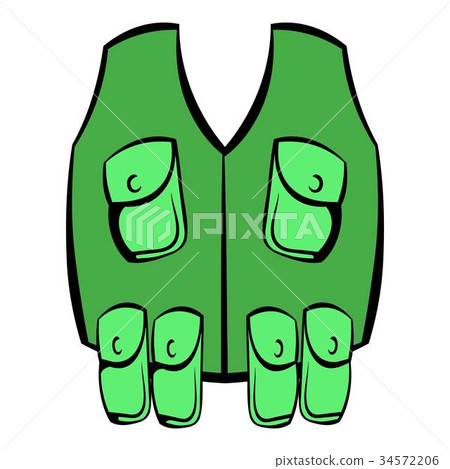 Hunter vest icon, icon cartoon - Stock Illustration [34572206] - PIXTA