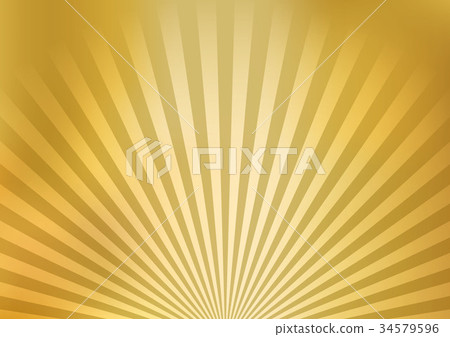 Gold sum bright radiation two - Stock Illustration [34579596] - PIXTA
