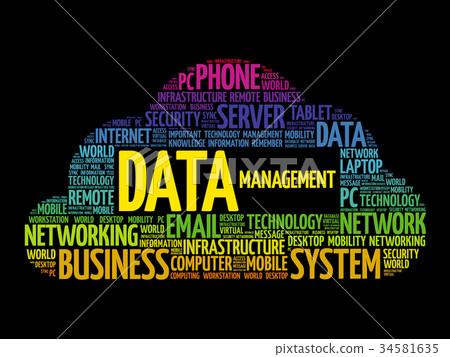 Data Management word cloud collage - Stock Illustration [34581635] - PIXTA