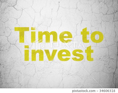 Timeline concept: Time To Invest on wall - Stock Illustration [34606318 ...
