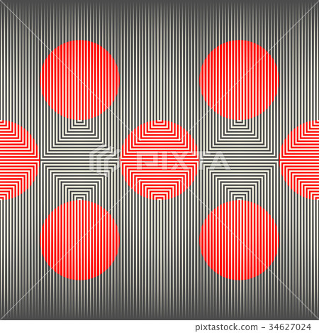 Modern Circle and Line Background - Stock Illustration [34627024] - PIXTA