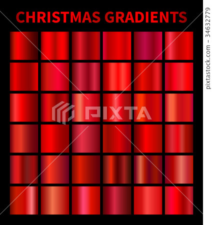 Christmas red gradients - Stock Illustration [34632779] - PIXTA