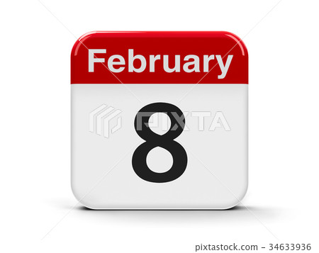 8th February - Stock Illustration [34633936] - PIXTA