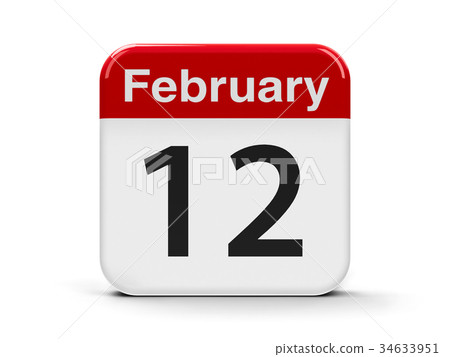 12th February - Stock Illustration [34633951] - PIXTA