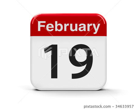19th February-插圖素材 [34633957] - PIXTA圖庫