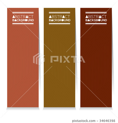Set Of Three Simple And Clean Graphic Banners - Stock Illustration ...