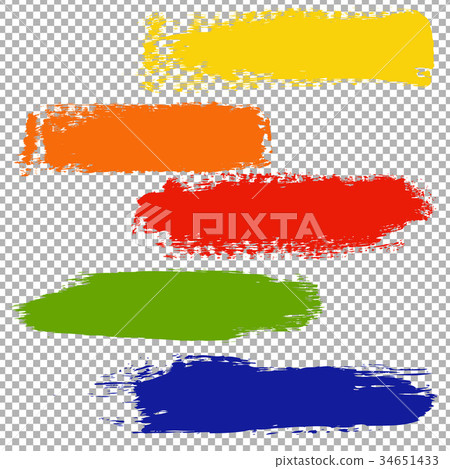 Color Blots Set - Stock Illustration [34651433] - PIXTA