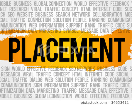 PLACEMENT word cloud collage - Stock Illustration [34653411] - PIXTA