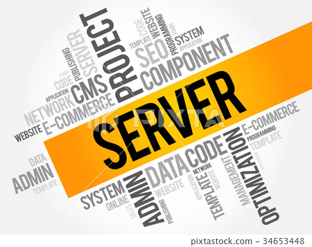 SERVER word cloud collage - Stock Illustration [34653448] - PIXTA