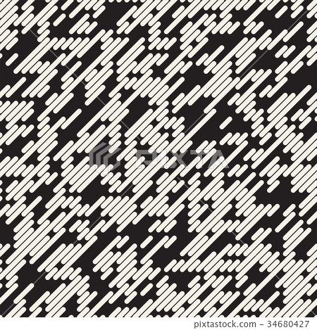 Vector Seamless Irregular Lines Grid Pattern - Stock Illustration ...