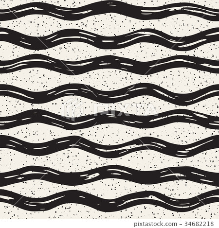 Decorative seamless pattern with doodle lines - Stock Illustration ...