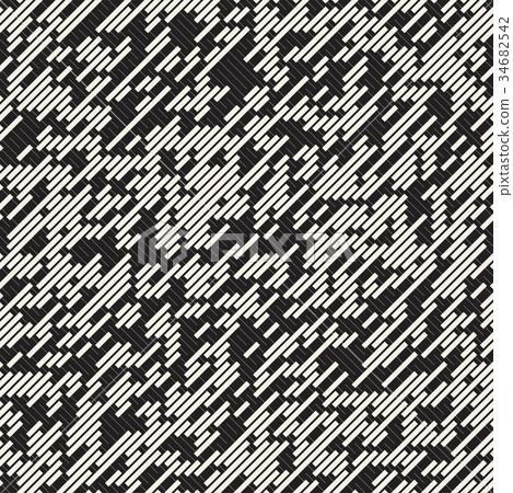 Vector Seamless Irregular Lines Grid Pattern - Stock Illustration ...