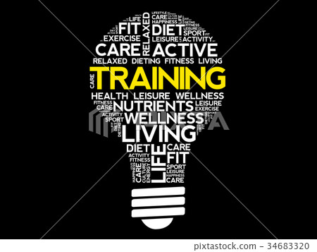 TRAINING bulb word cloud - Stock Illustration [34683320] - PIXTA