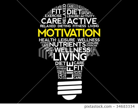 MOTIVATION bulb word cloud - Stock Illustration [34683334] - PIXTA