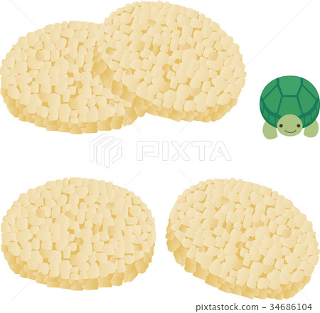 Ponge cracker - Stock Illustration [34686104] - PIXTA