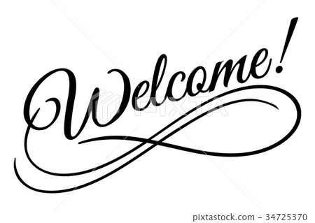 Welcome sign. Vector illustration. Beautiful - Stock Illustration ...