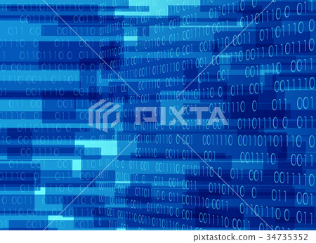 blue line digital background technology, abstract - Stock Illustration ...