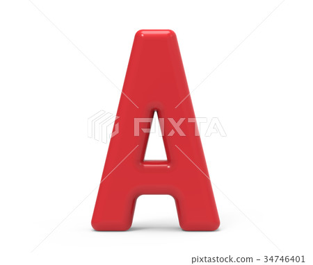 red letter A - Stock Illustration [34746401] - PIXTA