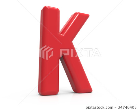 red letter K - Stock Illustration [34746403] - PIXTA