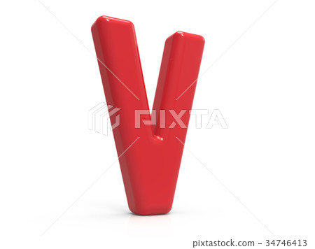 red letter V - Stock Illustration [34746413] - PIXTA