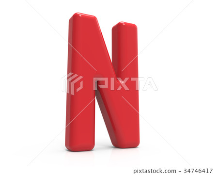 red letter N - Stock Illustration [34746417] - PIXTA