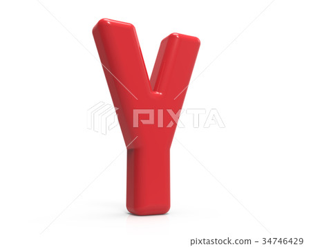 red letter Y - Stock Illustration [34746429] - PIXTA