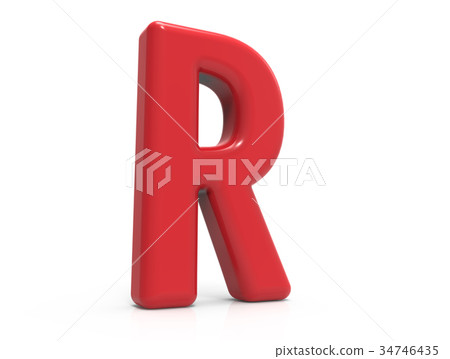red letter R - Stock Illustration [34746435] - PIXTA