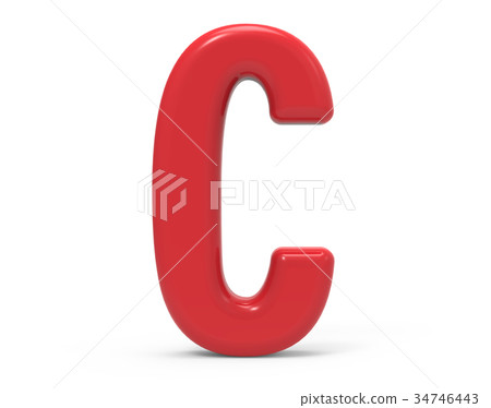 red letter C - Stock Illustration [34746443] - PIXTA