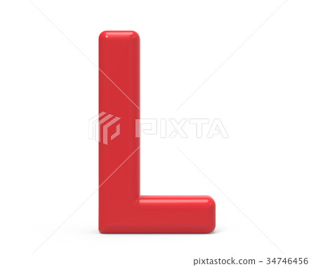red letter L - Stock Illustration [34746456] - PIXTA