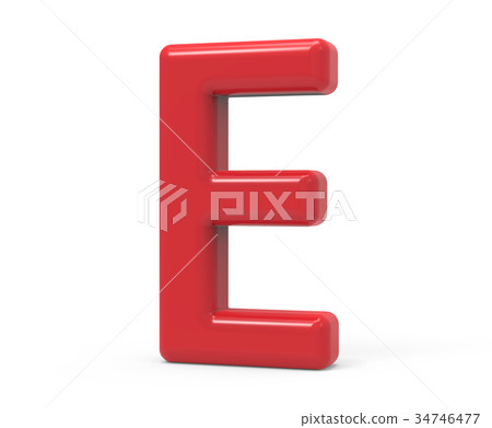red letter E - Stock Illustration [34746477] - PIXTA