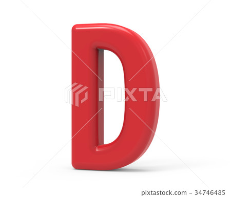 red letter D - Stock Illustration [34746485] - PIXTA