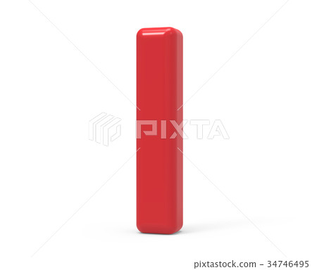 red letter I - Stock Illustration [34746495] - PIXTA